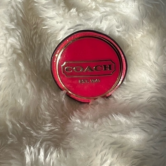 Coach | Accessories | Coach Pin For Clothes Or Bags Red Gold | Poshmark